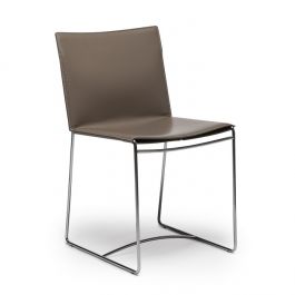 Italian Leather Chair Matt by Montina | Sintesi.Design®