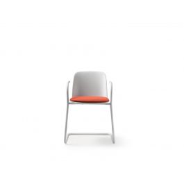 Quinti Deep Plastic Cantilever Chair| SintesiDesign